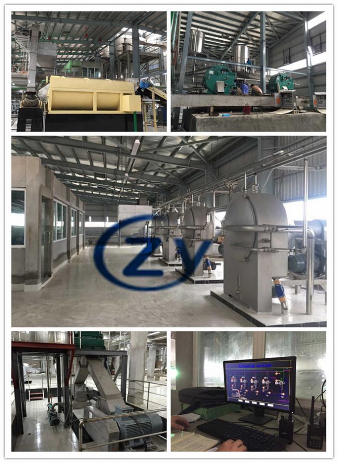 Complete Set Yam Starch Production Line / Cassava Starch Making Machine