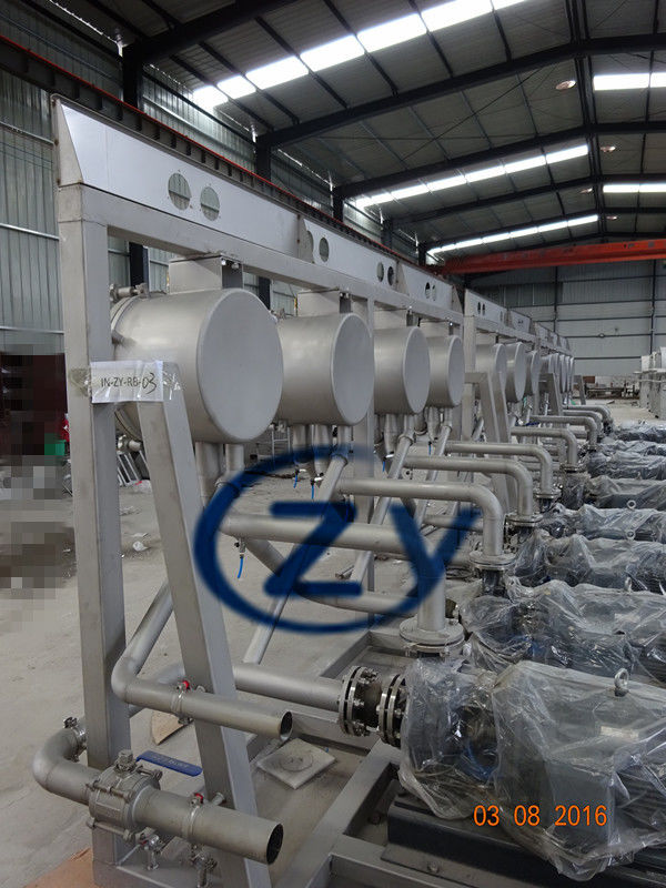 Large Capacity Yam Starch Production Line / Ss 304 Tapioca Starch Machine