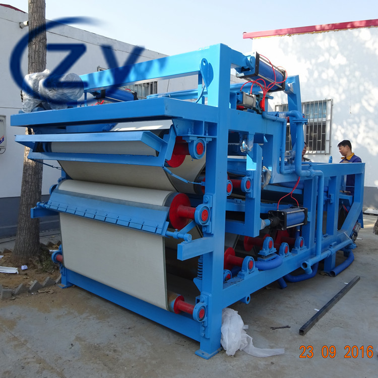 Potato Cassava Starch Processing Machine / Fiber Dewatering Belt Filter ...